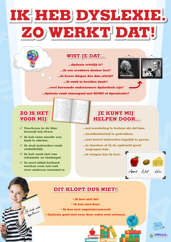 Dyslexie - Poster in de Klas